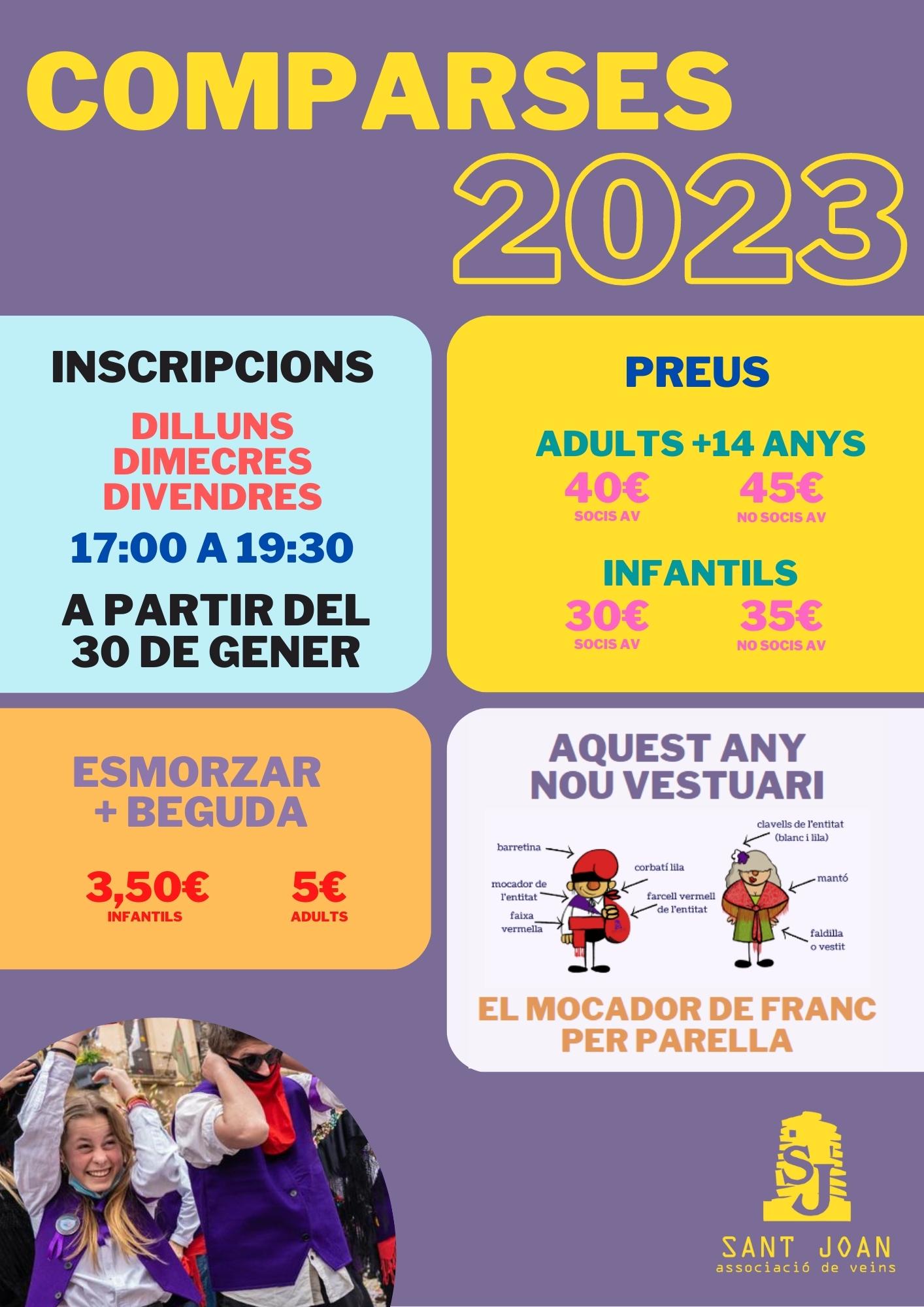 Comparses 2023 - AAVV Sant Joan